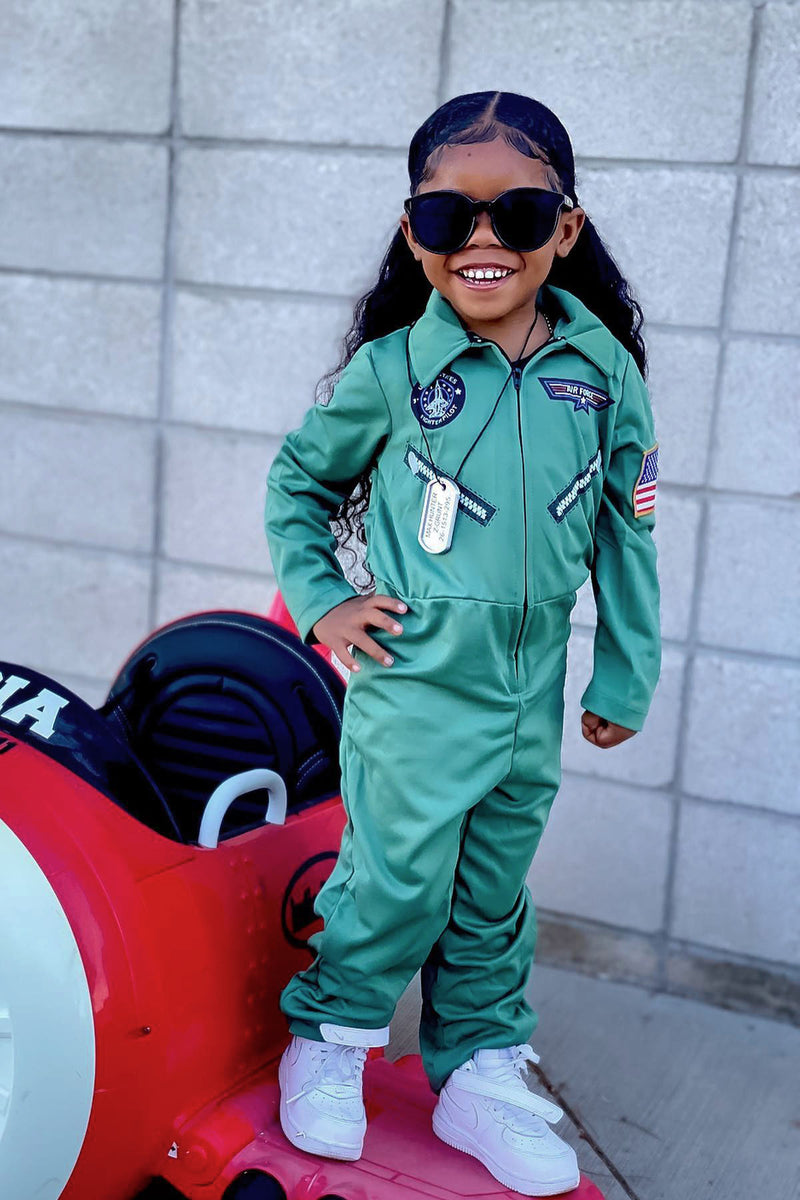 Mini Jet Pilot Costume - Olive | Fashion Nova, Kids Costumes | Fashion Nova