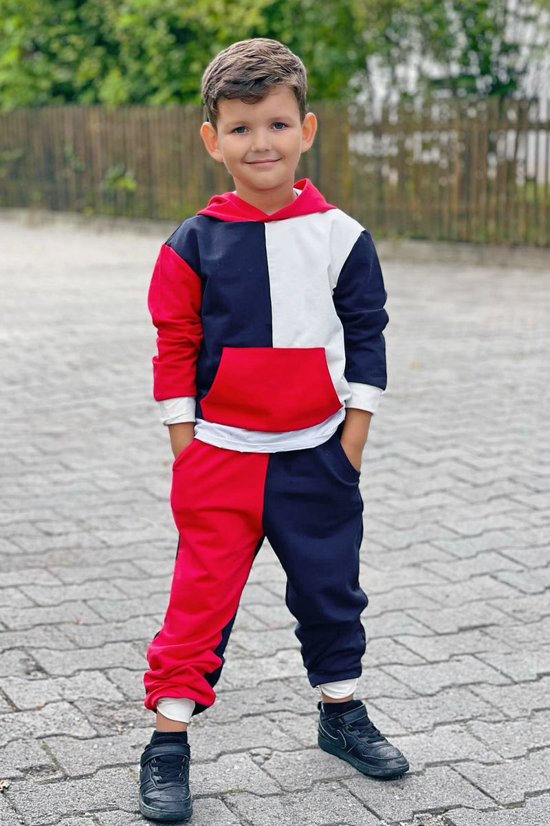 Mini Jordan Colorblock Jogger Set - Red/combo | Fashion Nova, Kids Sets ...