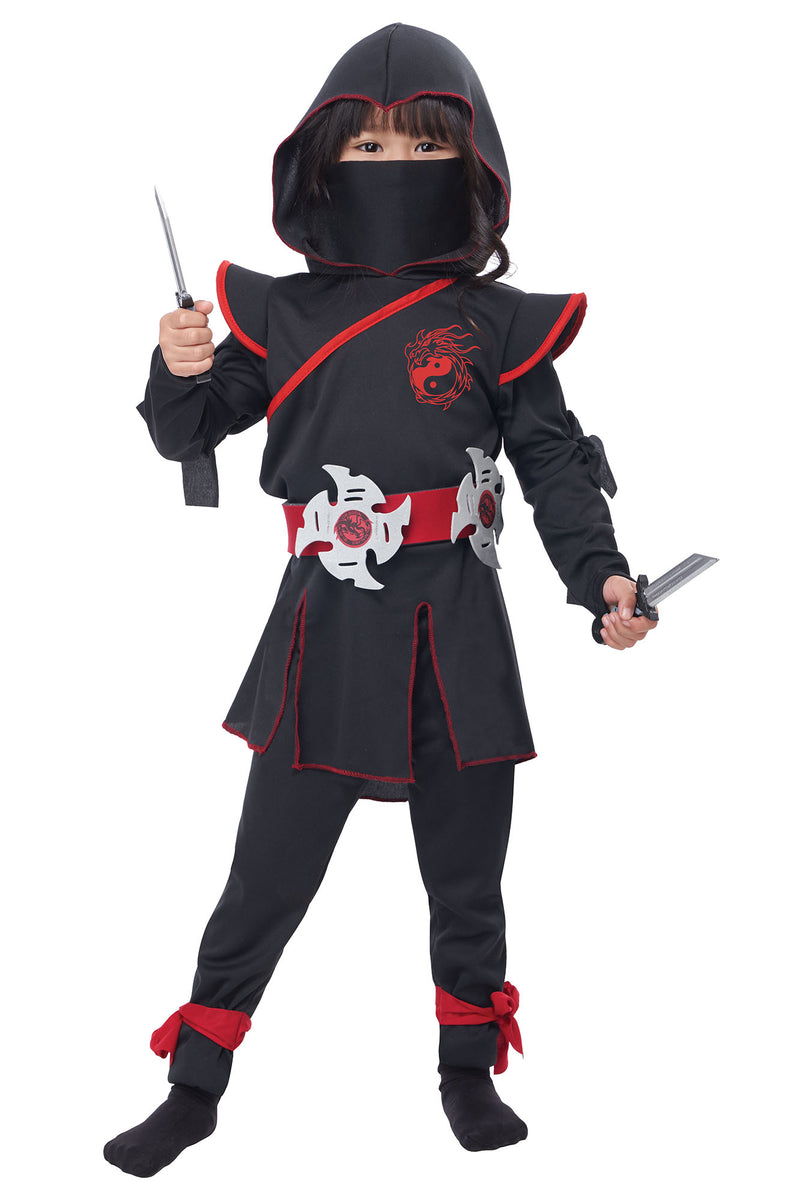 Mini Lil' Ninja Girl Costume - Black/Red | Fashion Nova, Kids Costumes ...