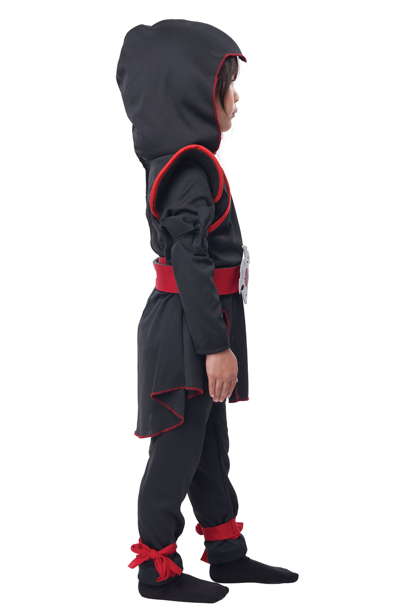 Mini Lil' Ninja Girl Costume - Black/Red | Fashion Nova, Kids Costumes ...