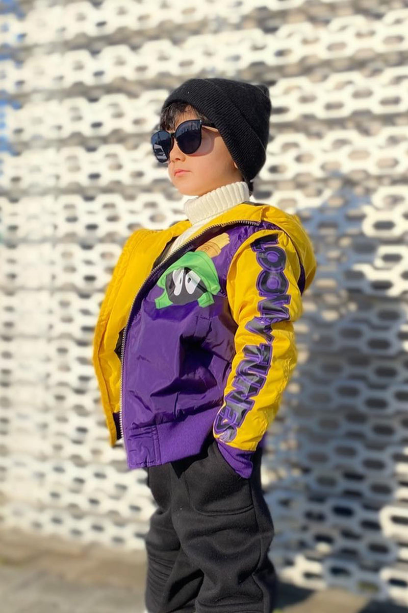 Mini Martian Marvin Hooded Jacket - Purple | Fashion Nova, Kids Jackets ...