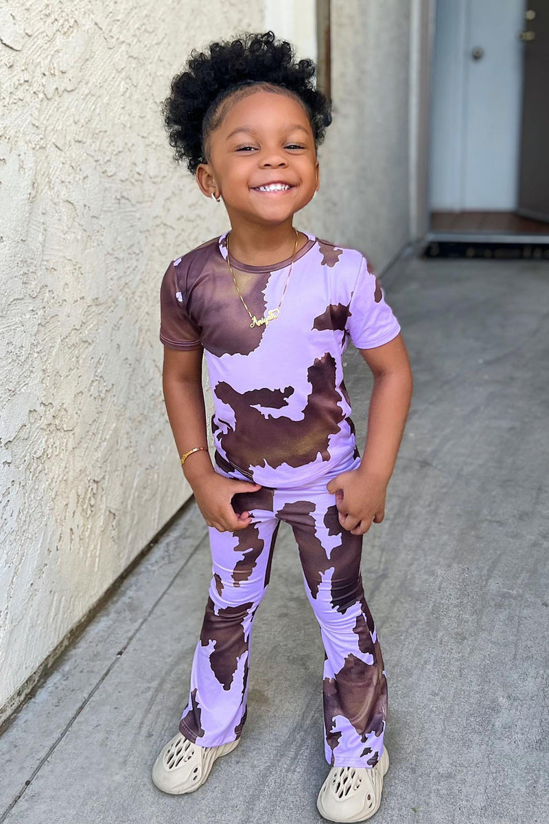 Mini Moo Thang Pant Set - Lavender | Fashion Nova, Kids Sets | Fashion Nova