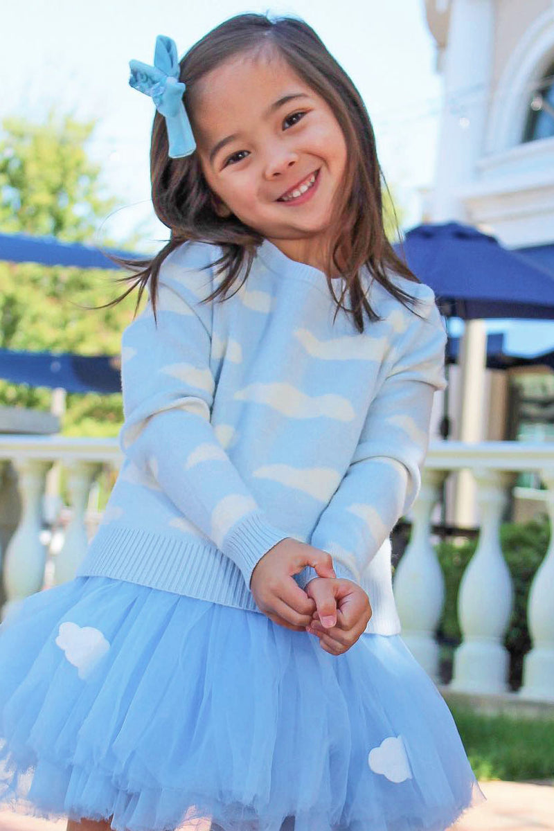 Mini On Cloud Nine Sweater - Blue | Fashion Nova, Kids Sweaters & Cardigans | Fashion Nova