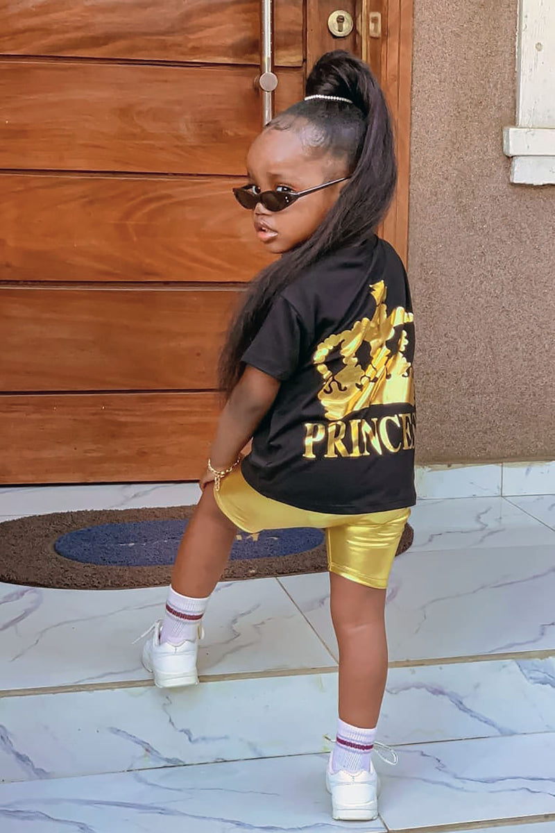 Mini Perfect Princess Short Set - Black | Fashion Nova, Kids Sets ...