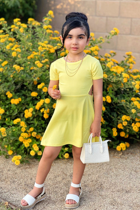 Yellow Dress For Kids
