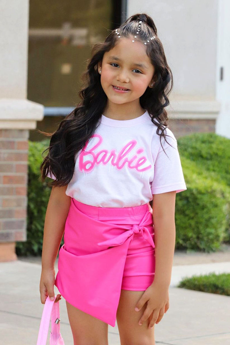 Mini Pretty In PU Skort - Hot Pink | Fashion Nova, Kids Shorts & Skirts ...