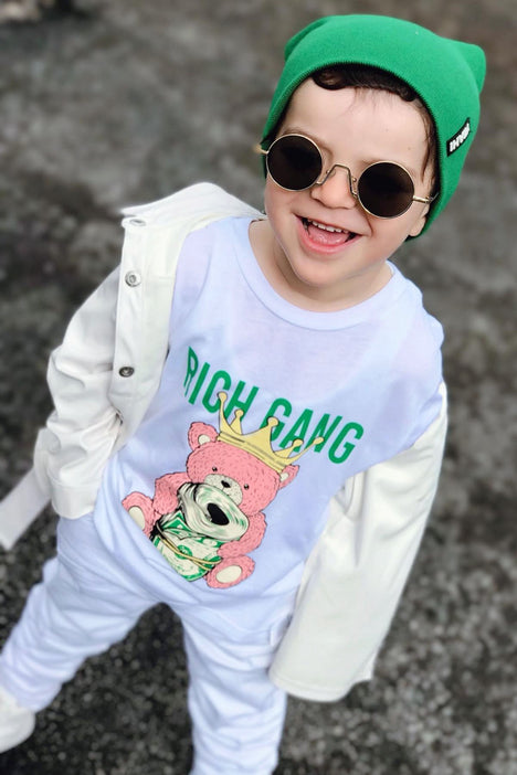 White Rich Gang Hoodie