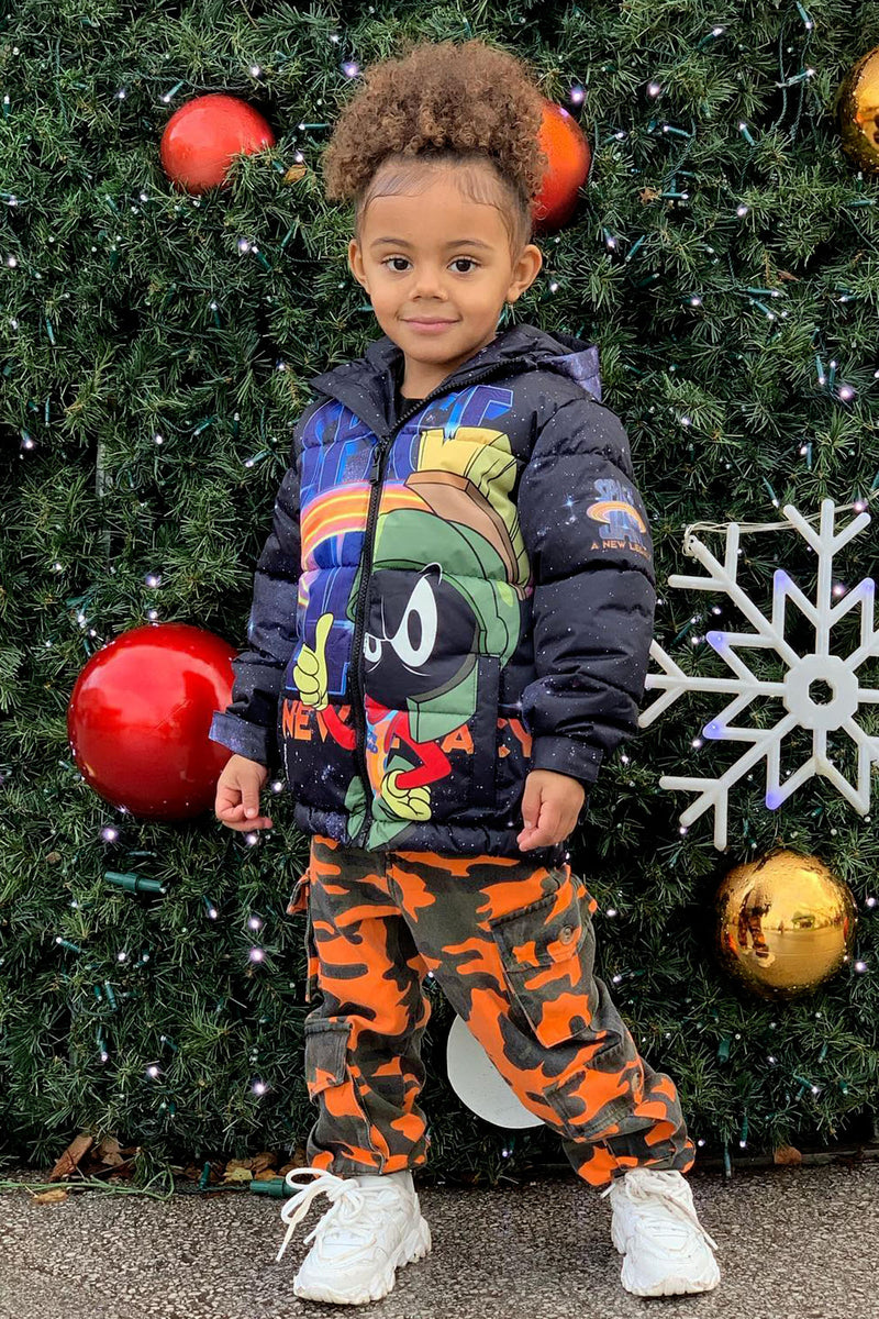 Mini Space Jam Galaxy Hooded Jacket - Black | Fashion Nova, Kids ...