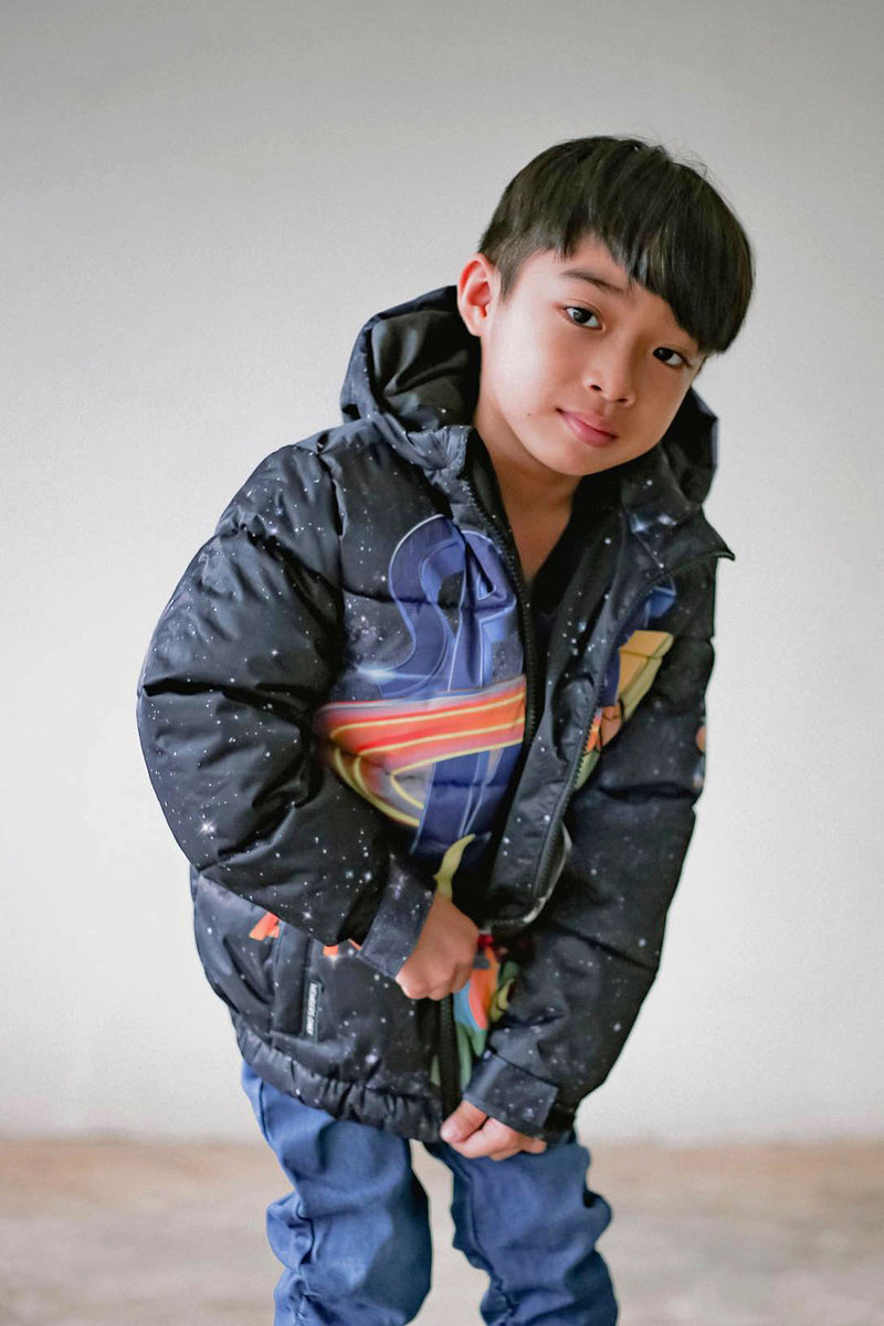 Mini Space Jam Galaxy Hooded Jacket - Black | Fashion Nova, Kids ...