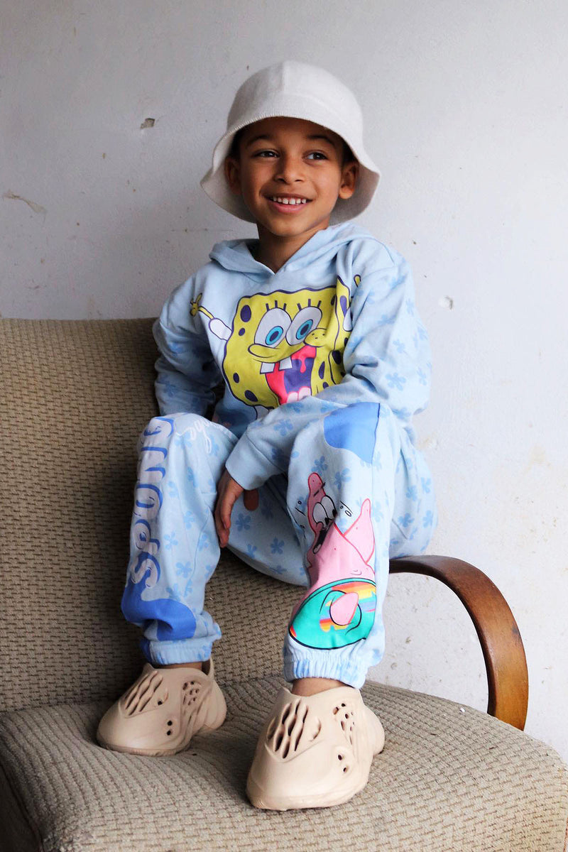 Mini Spongebob Squarepants Jogger Set - Light Blue | Fashion Nova, Kids ...