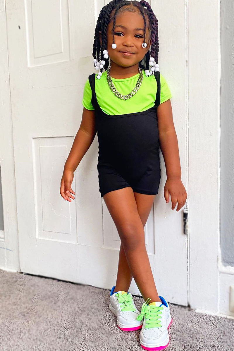 Mini Stacey Overall Set - Lime | Fashion Nova, Kids Sets | Fashion Nova