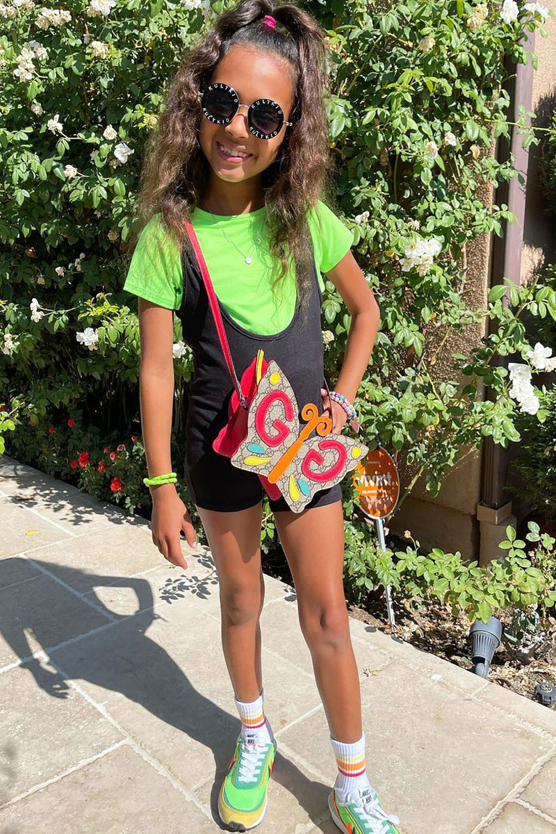 Mini Stacey Overall Set - Lime | Fashion Nova, Kids Sets | Fashion Nova