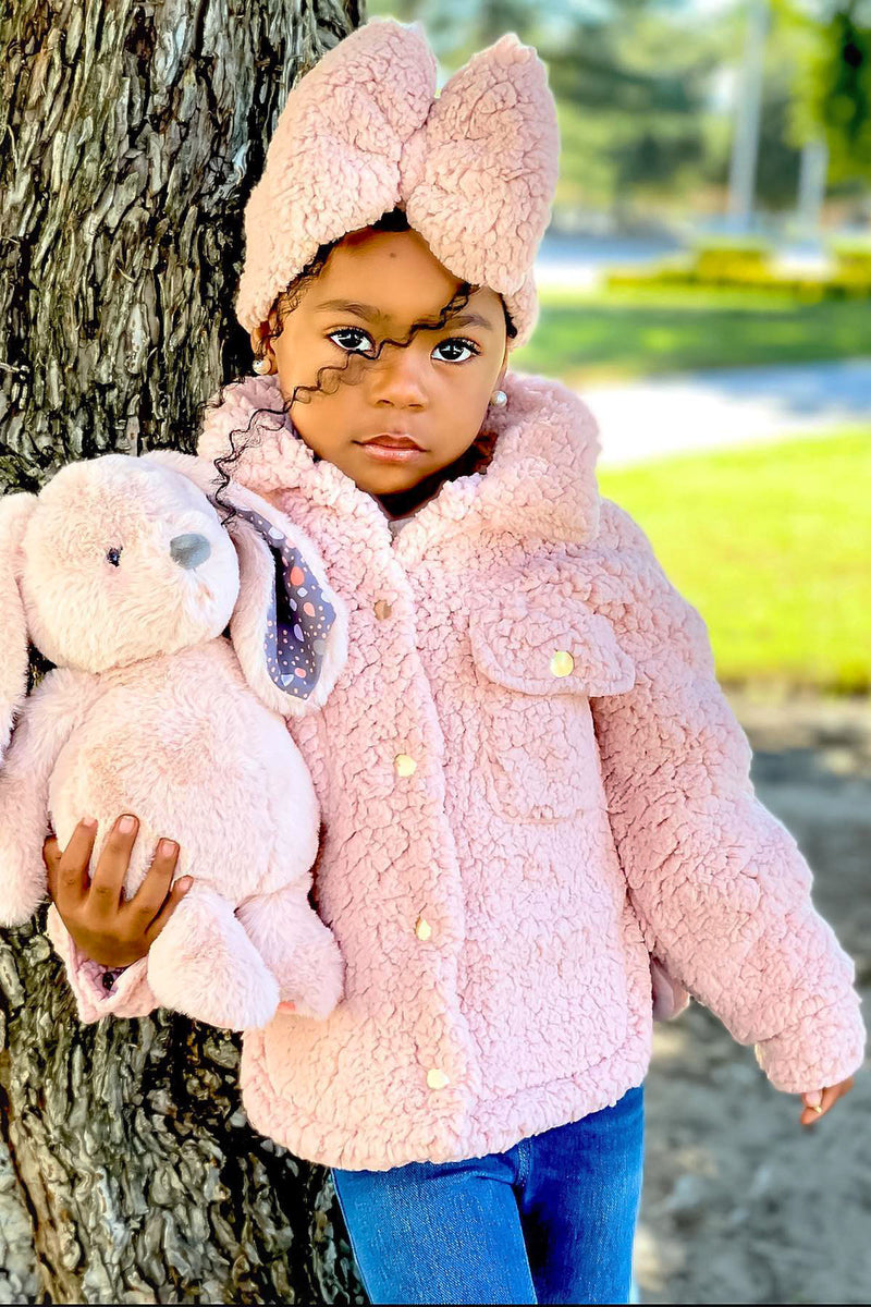 Mini Stephanie Sherpa Shacket - Blush | Fashion Nova, Kids Jackets ...