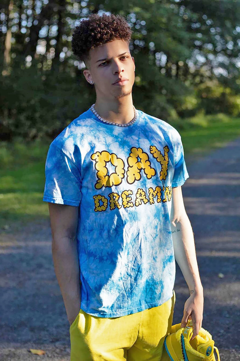 NLE CHOPPA Day Dreamin Short Sleeve Tee - Blue/combo | Fashion Nova ...
