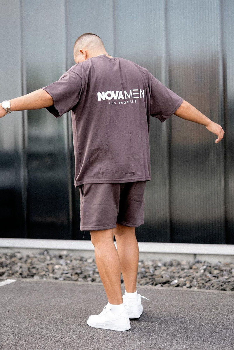 Novamen Short Sleeve Tee - Brown | Fashion Nova, Mens Tees & Tanks ...