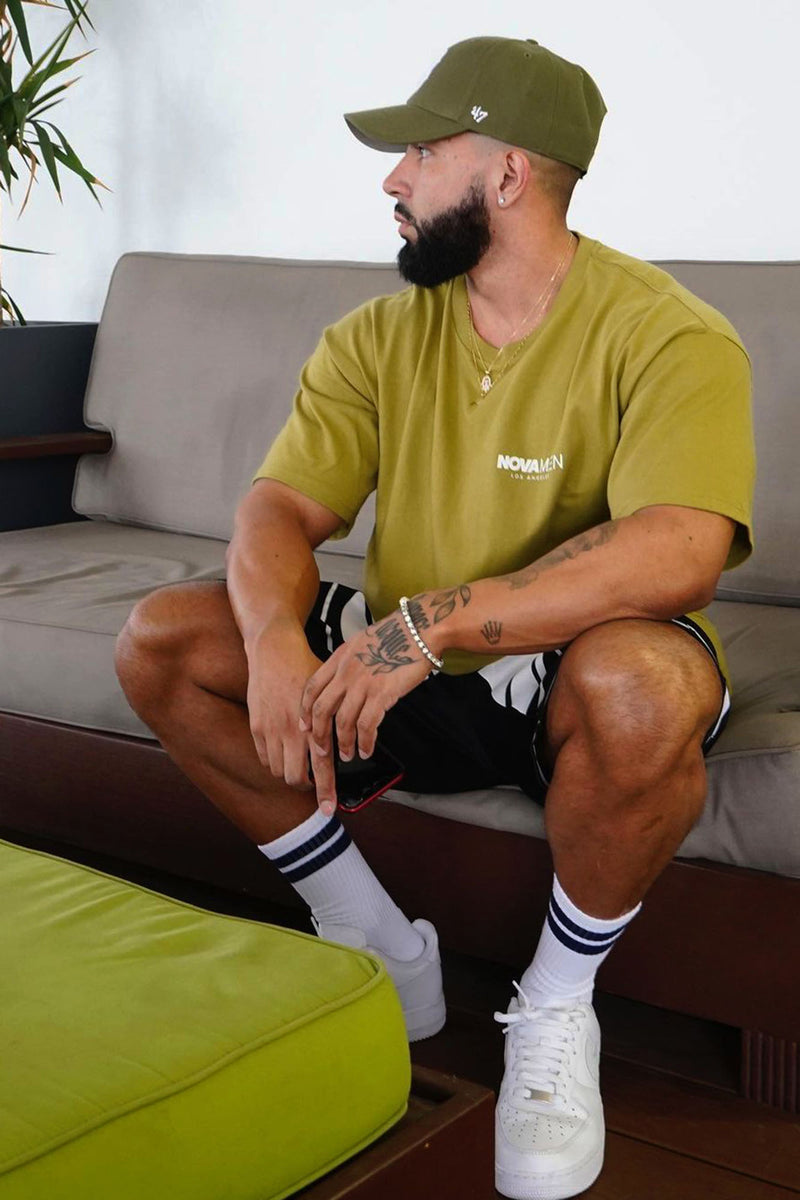 Novamen Short Sleeve Tee - Olive | Fashion Nova, Mens Tees & Tanks ...