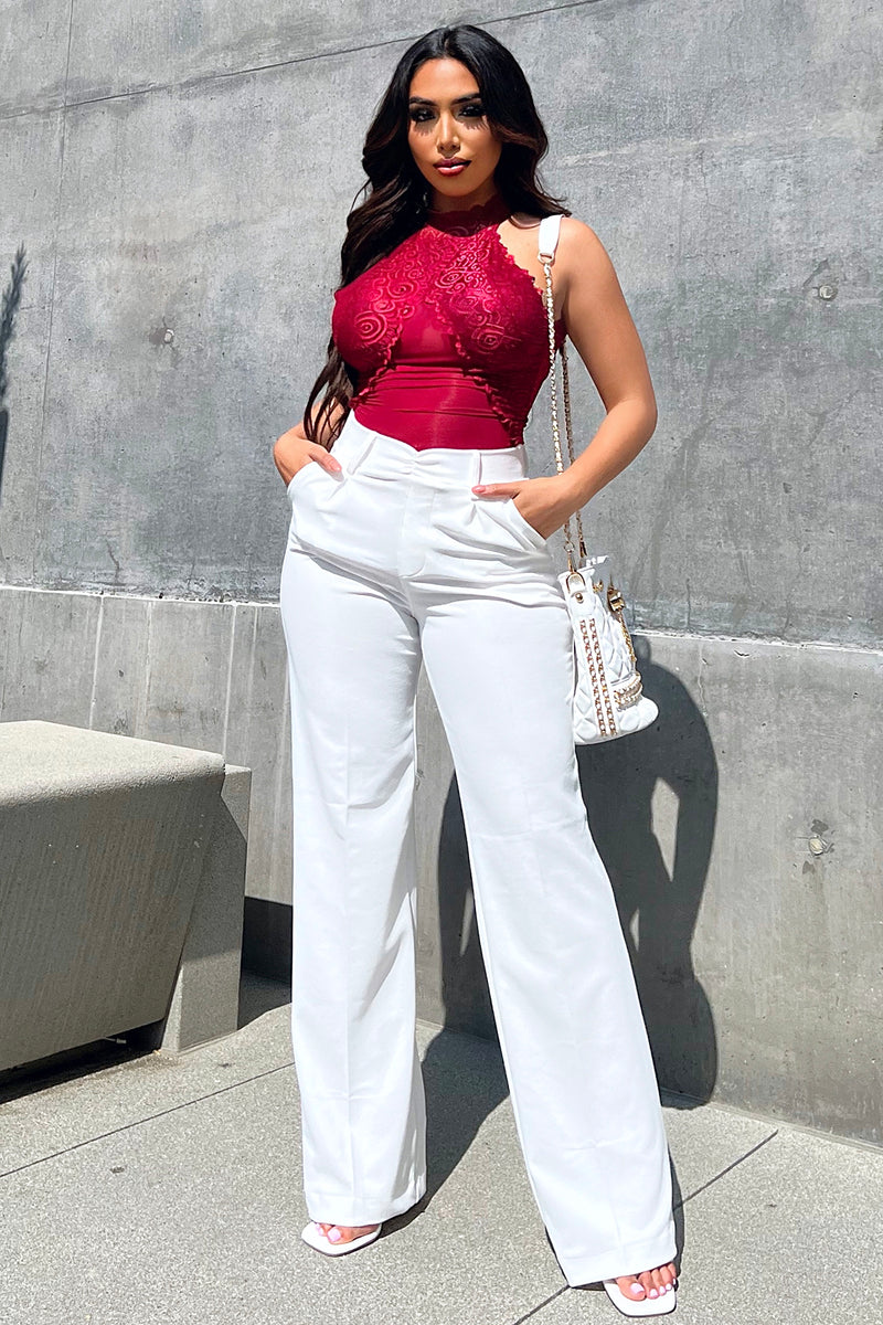 Ruffle It Up Bodysuit - Red | Fashion Nova, Bodysuits | Fashion Nova