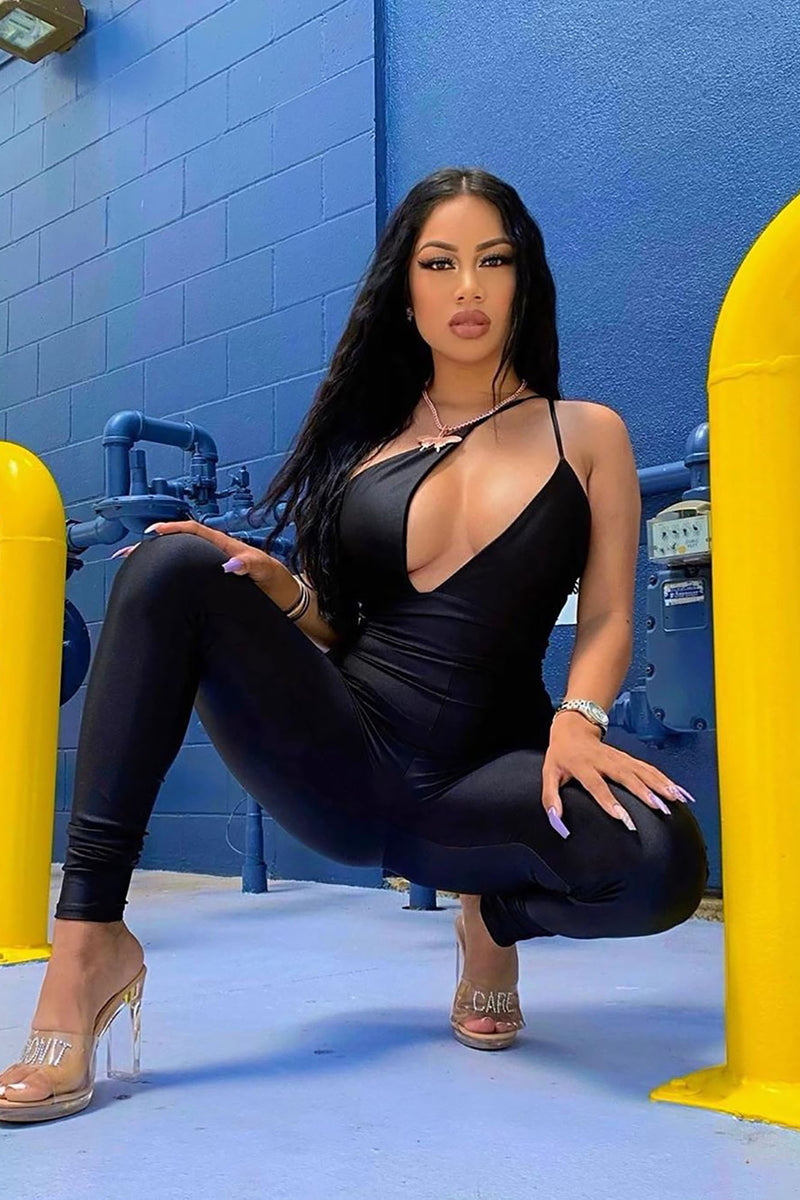 So Seductive One Shoulder Jumpsuit - Black | Fashion Nova, Jumpsuits ...
