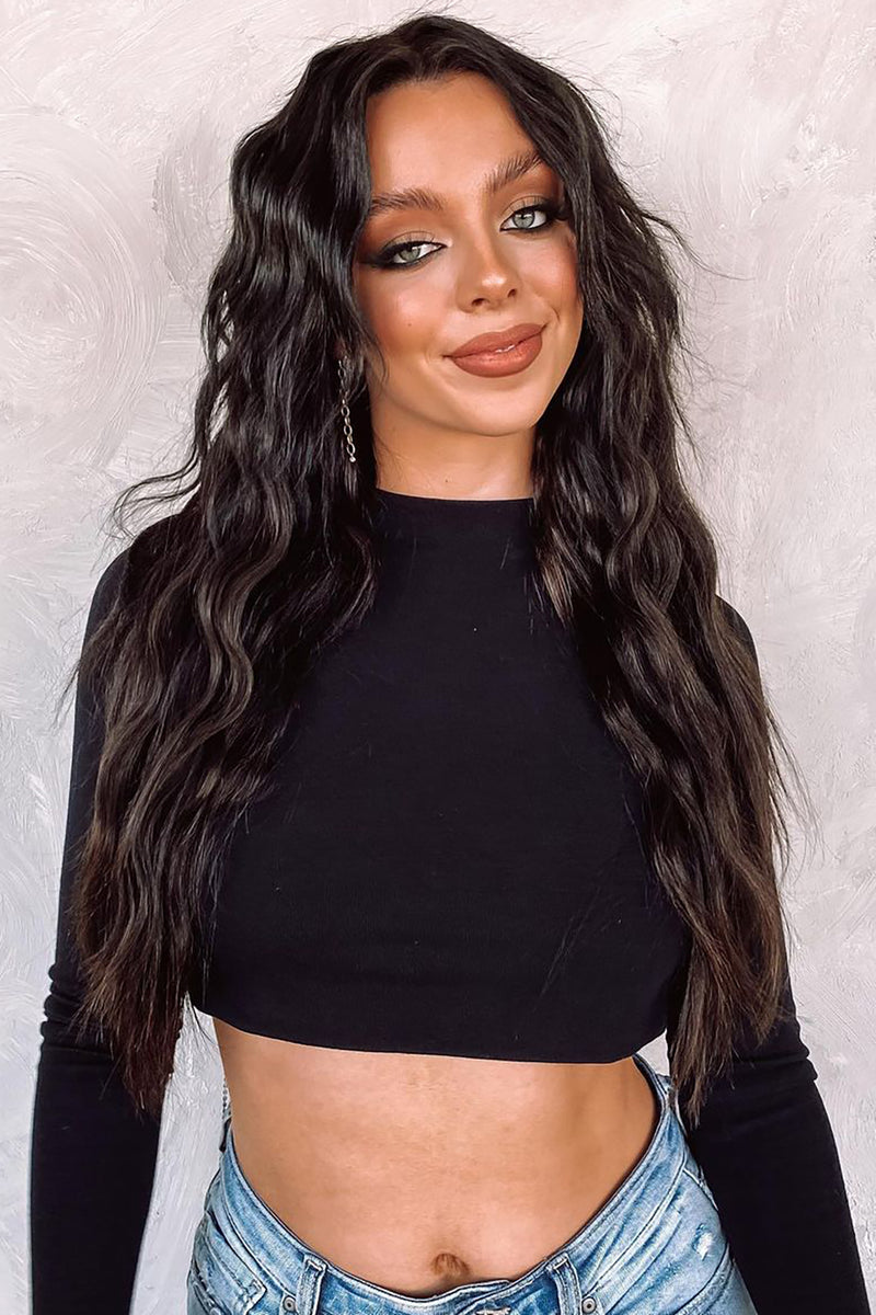 Strings Attached Crop Top - Black | Fashion Nova, Knit Tops | Fashion Nova