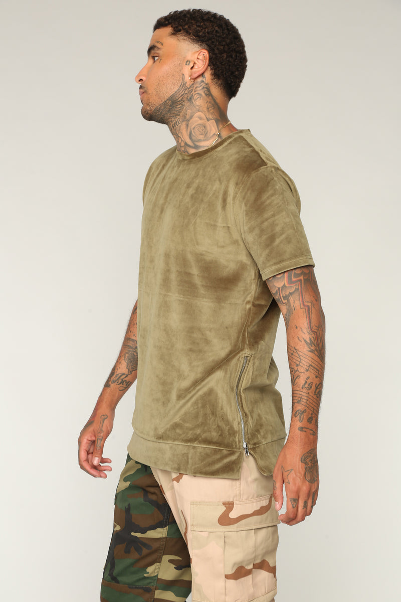 Wyatt Short Sleeve Knit Top - Olive | Fashion Nova, Mens Tees & Tanks ...
