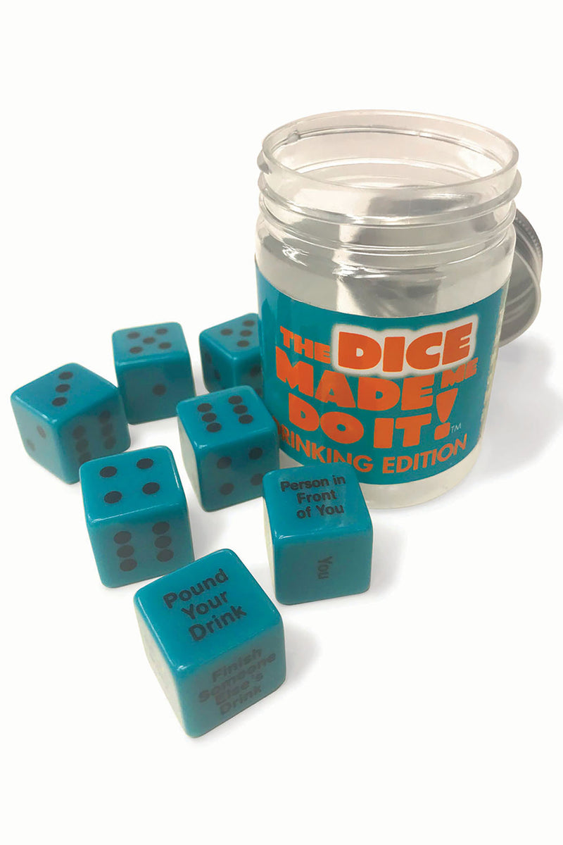 The Dice Made Me Do It Drinking Edition Game - Blue | Fashion Nova ...