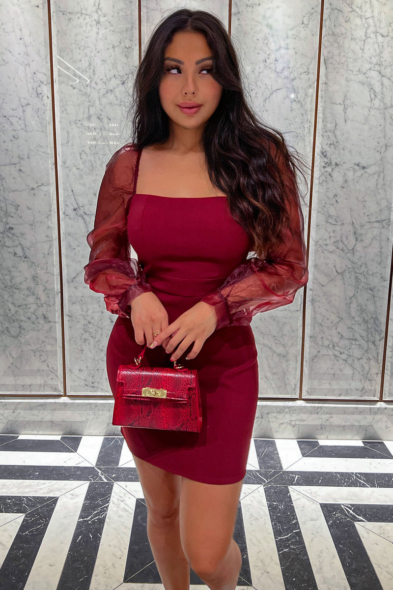 Top Candidate Mini Dress - Wine | Fashion Nova, Dresses | Fashion Nova