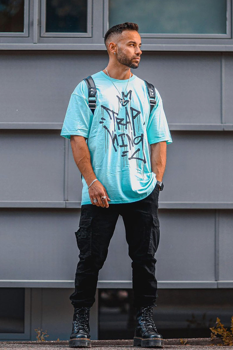 Trap King Short Sleeve Tee - Mint | Fashion Nova, Mens Graphic Tees ...