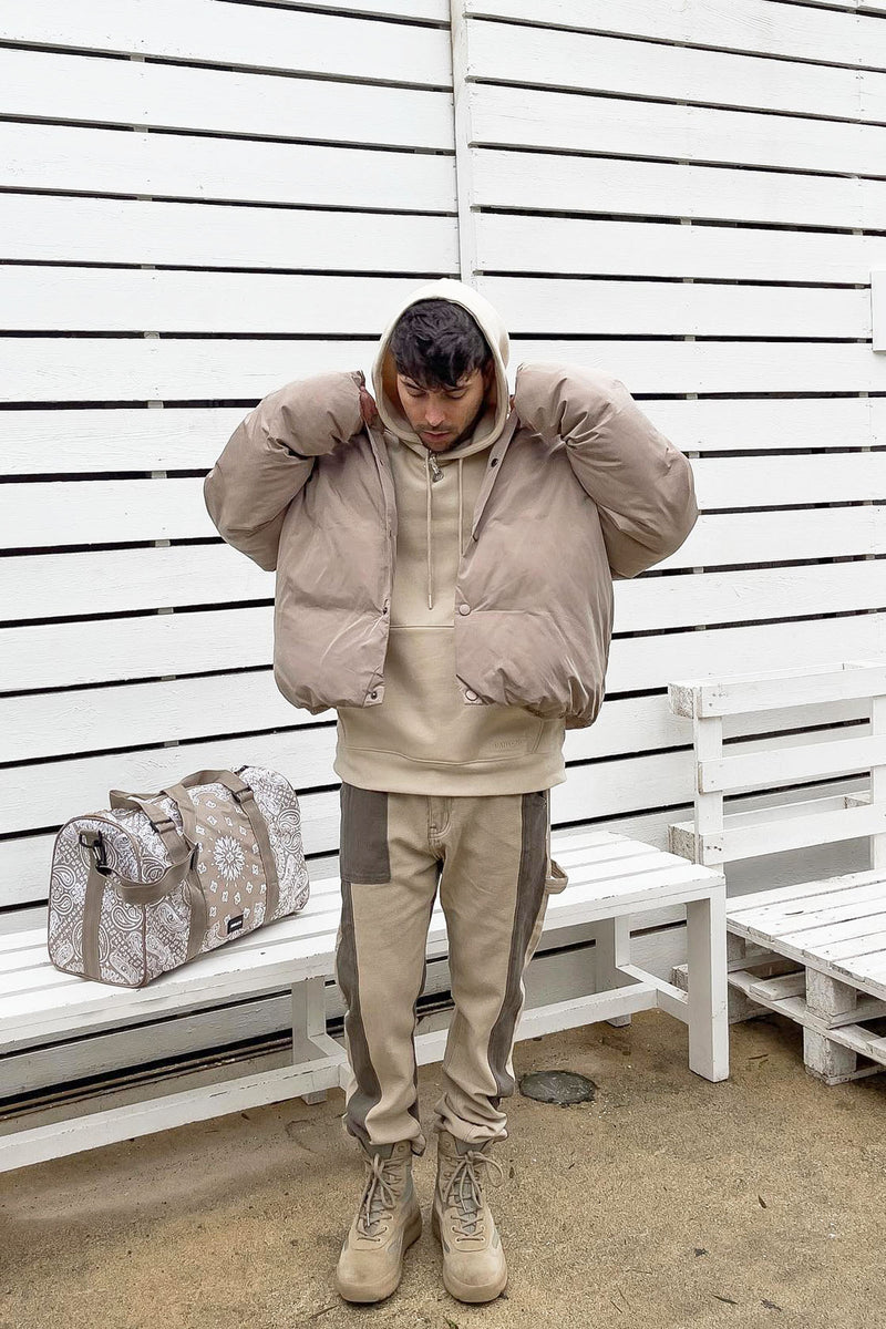 Two Tone Pants - Brown | Fashion Nova, Mens Pants | Fashion Nova