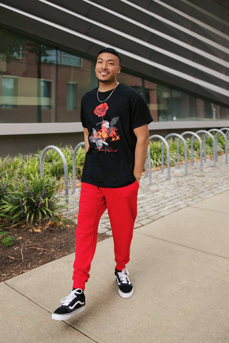 Full Red Vans Outfit