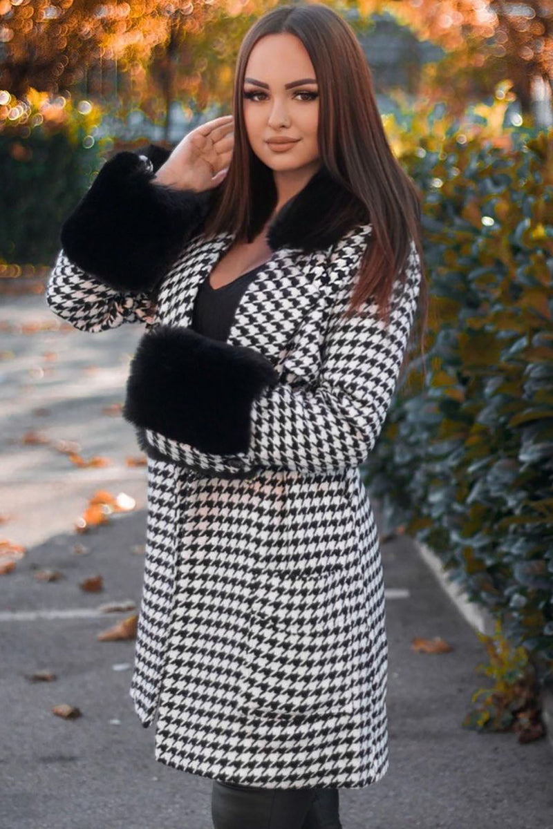 Watch Me Leave Coat - Black/White | Fashion Nova, Jackets & Coats ...