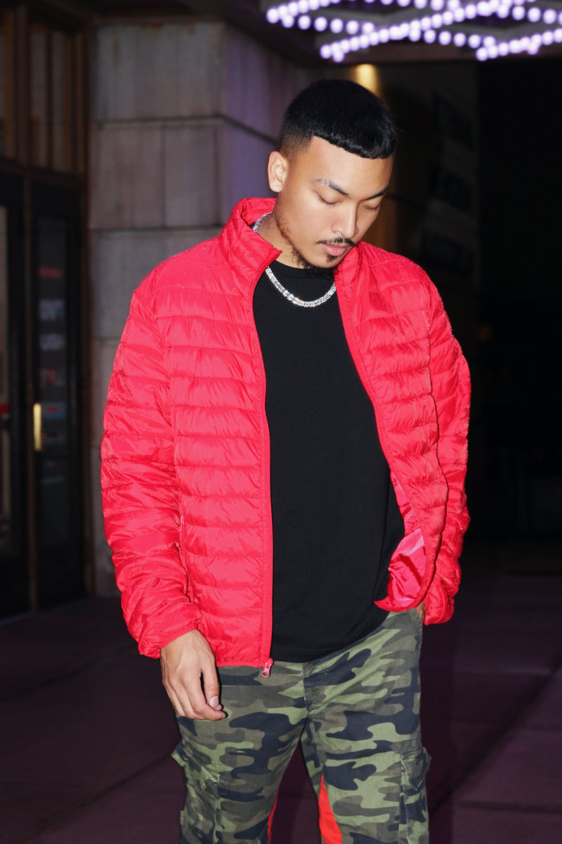 Wesley Packable Puffer Jacket - Red | Fashion Nova, Mens Jackets ...