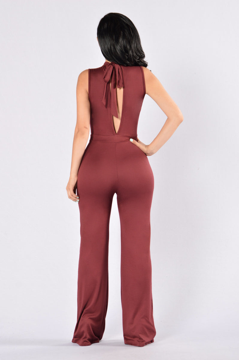 Sophisticated Lady Jumpsuit - Dark Wine | Fashion Nova, Jumpsuits ...